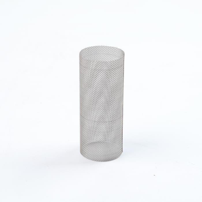 SS304 Wire Mesh Cylinder Filter Stainless Steel Mesh Tube Filter 1-300um