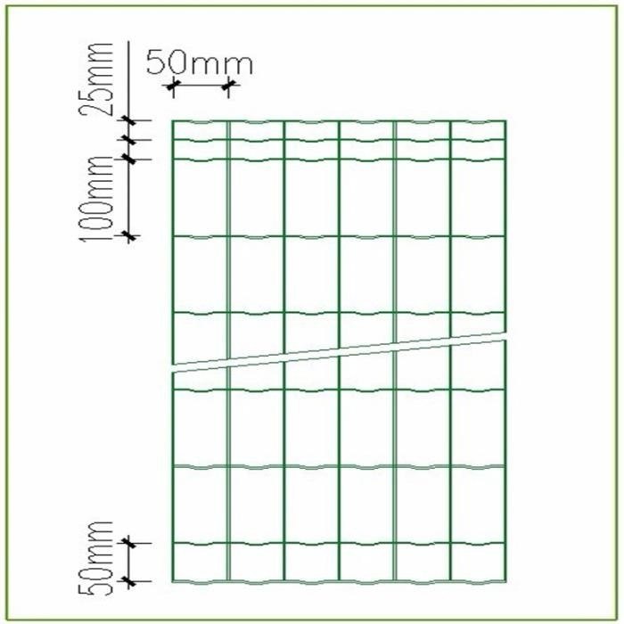 Rot Proof PVC Coated Euro Wire Mesh Fence Garden Field Holland Wire ...