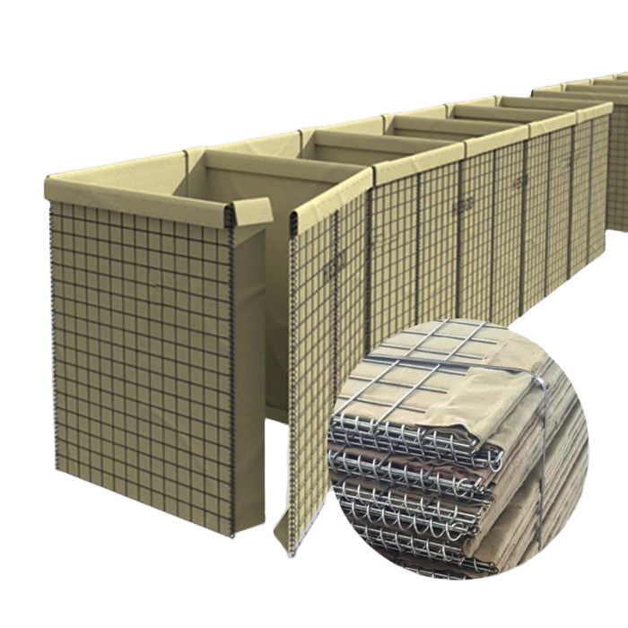 Heavy Duty 4mm 5mm military hesco barriers Sand Wall For A Shooting Range