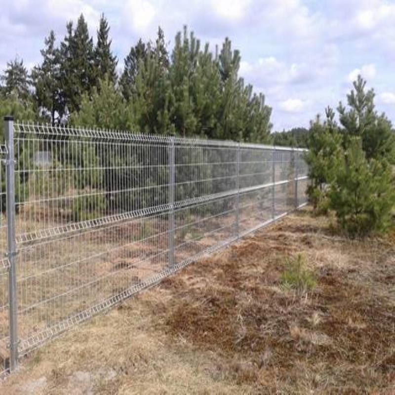 4 Feet Iron Wire Galvanized 3d Curved Fence For Toll Station Fence Panels