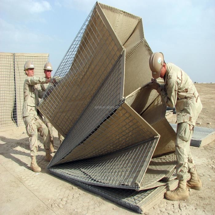 1.37 10m Anti Corrosion Hesco Barrier Retaining Wall Hot Dipped Galvanized