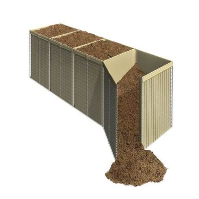Heavy Duty 4mm 5mm military hesco barriers Sand Wall For A Shooting Range