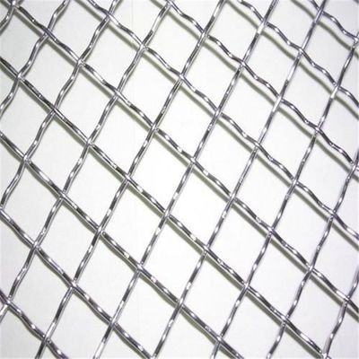 SS304 Stainless Steel Crimped Wire Mesh Lock Crimp Wire Mesh Plain Weave