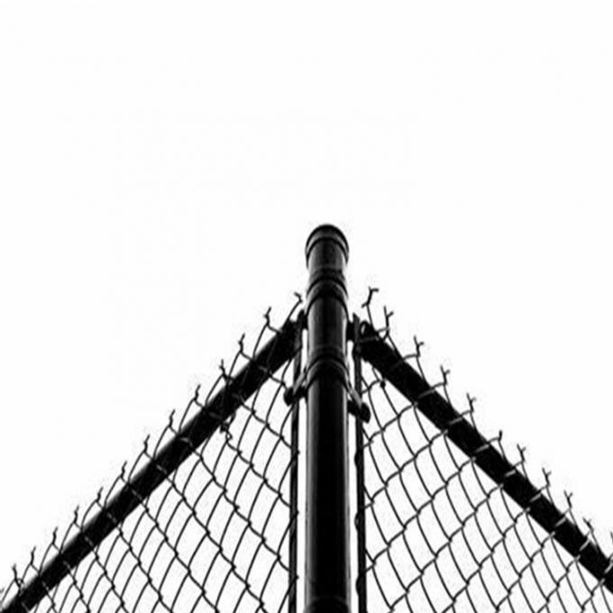 50mmx50mm Vinyl Coated Steel Chain Link Fence Diamond 8 Foot Easy Install